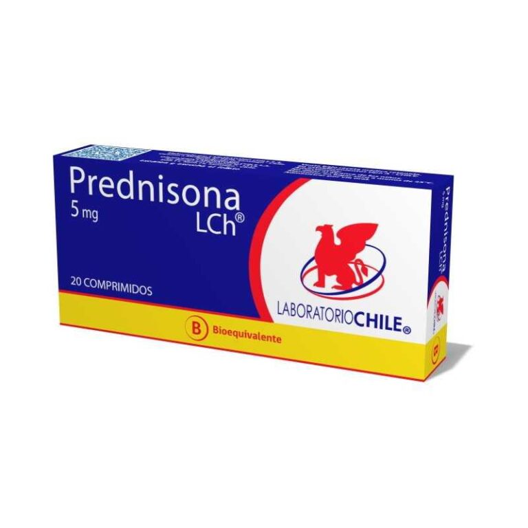Prednisona 5 Mg X 20 Comprimidos Lab Chile (Cenabast) - FARMATICA