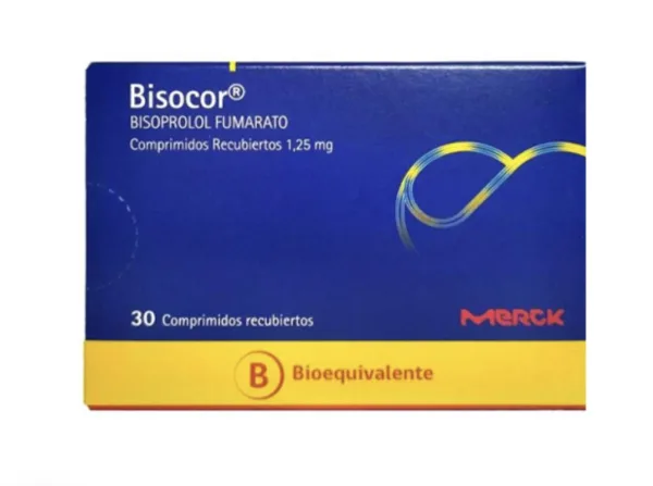 BISOCOR BISOPROLOL 1.25 MG 30 COMPRIMIDOS CENABAST - FARMATICA
