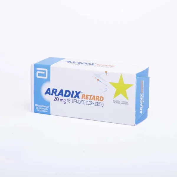 Aradix Retard 20 mg x 30 comprimidos LP CENABAST - FARMATICA