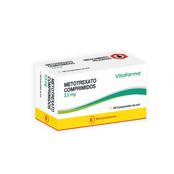 Metotrexato 2,5 mg x 100 comprimidos Vitafarma - FARMATICA