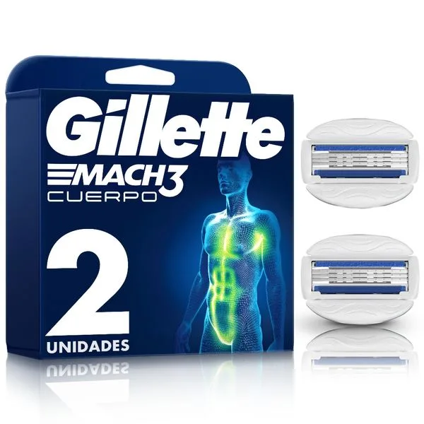 Gillette Mach 3 x 2 repuestos cuerpo - FARMATICA